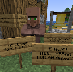 Villagers on Strike - Minecraft Data Pack