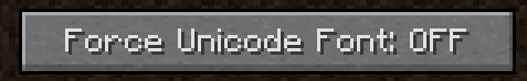 Unicode Fix - Minecraft Mod