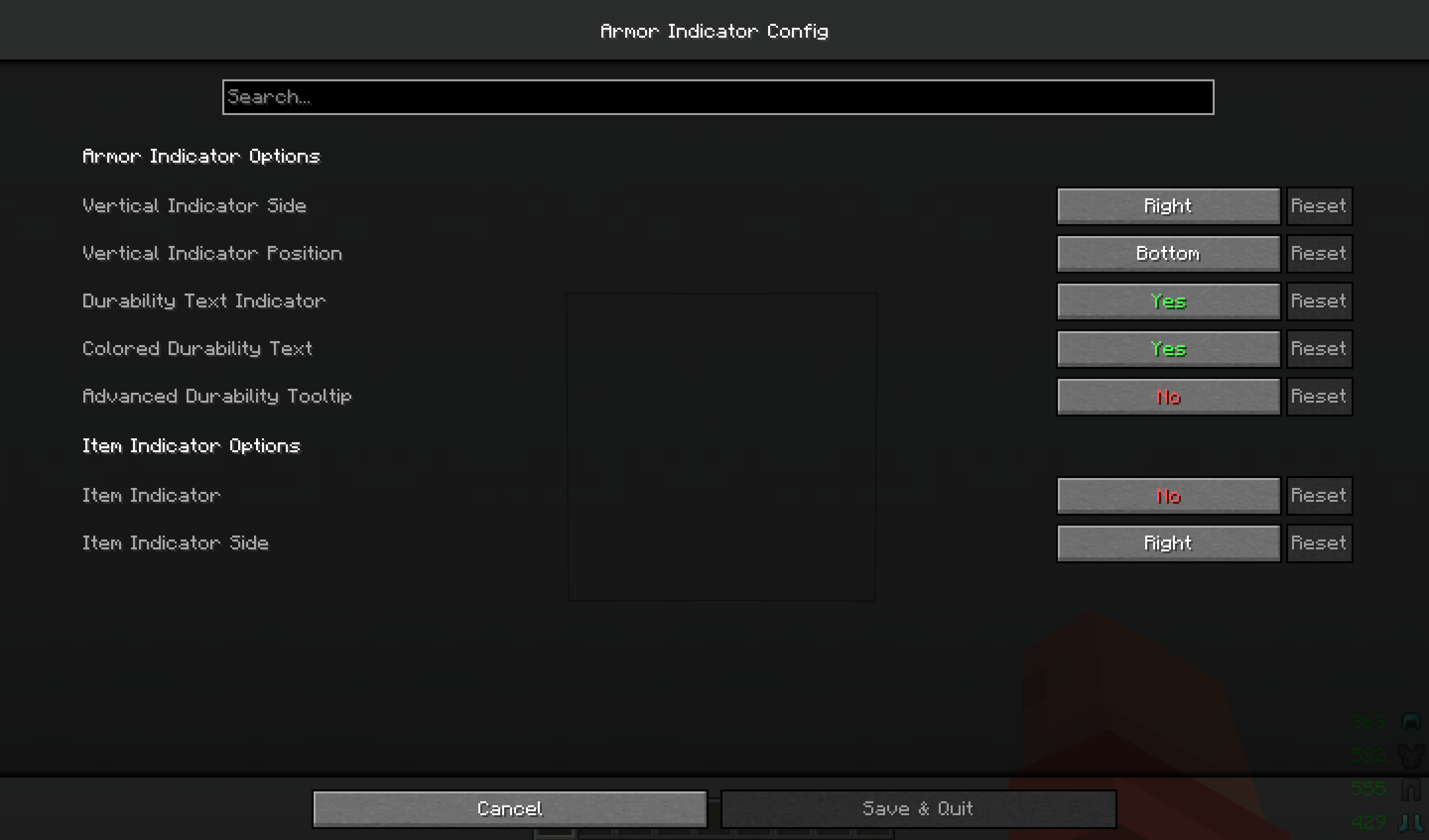Armor Indicator - Gallery