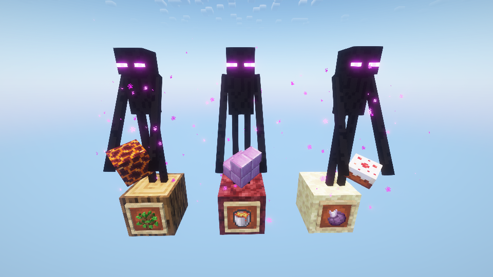 Endermen Spawn With Blocks Minecraft Mod