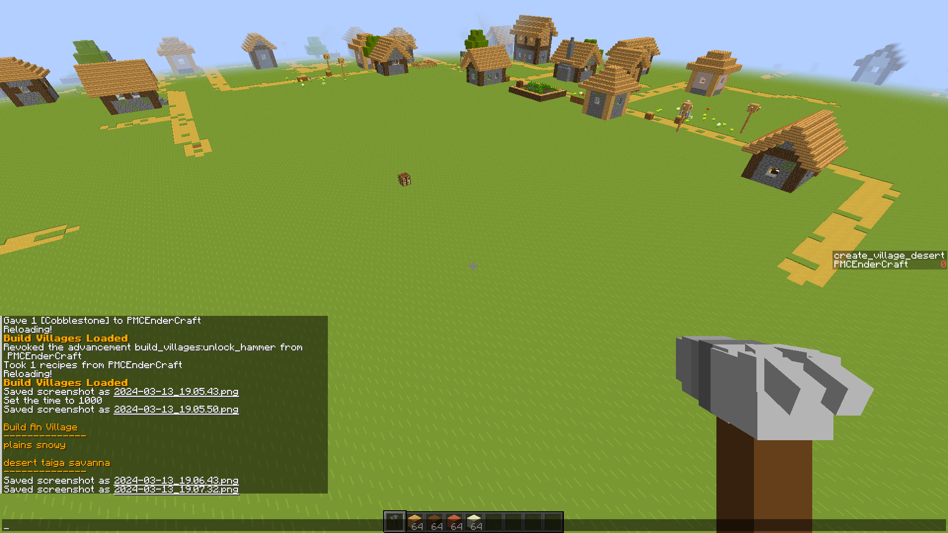 Build Villages DataPack - Gallery