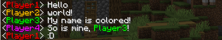 Chat in Color - Minecraft Mod