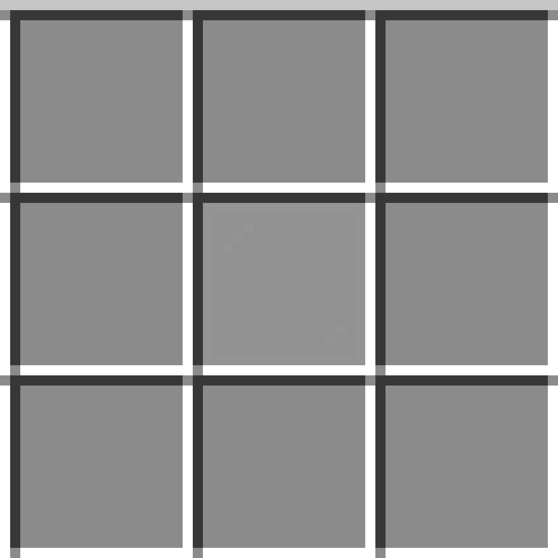 Visible light gray stained glass pane - Gallery