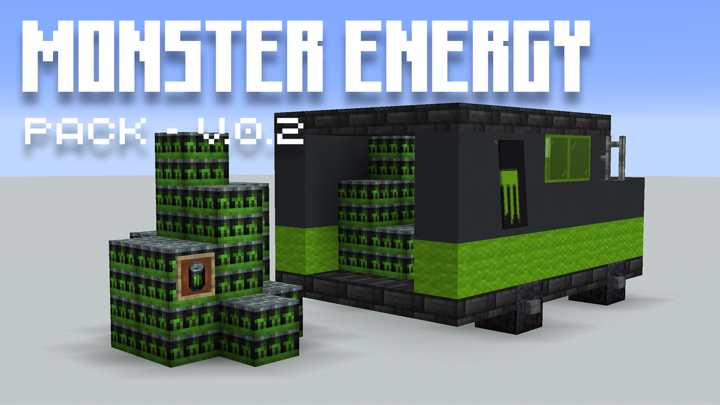 Minecraft Monster Energy Logo