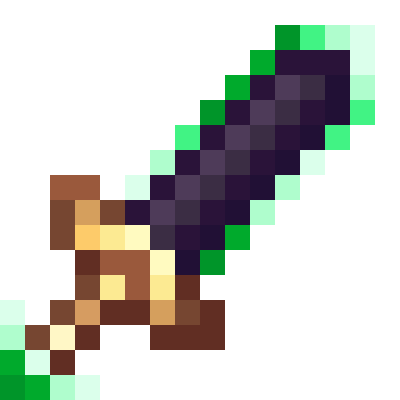 Emerald outlined netherite - Gallery