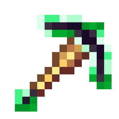 Emerald outlined netherite - Gallery