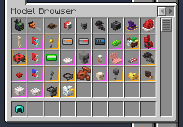 Model Browser - Gallery