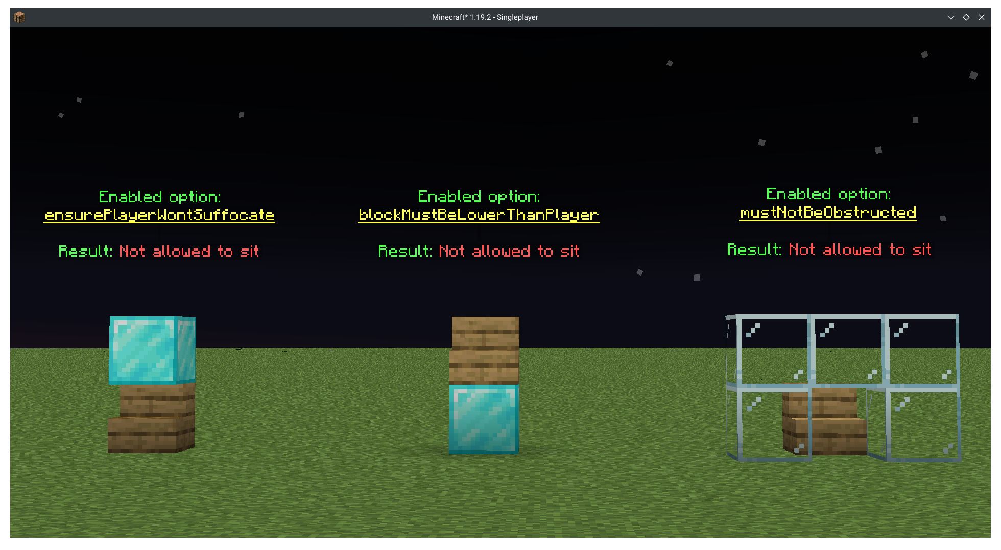 TakeASeat Minecraft Mod