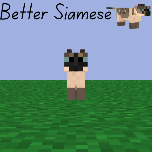 Better Siamese Cat Minecraft Resource Pack
