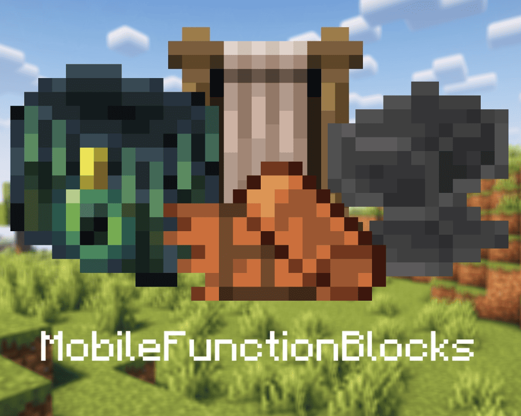Mobile Function Blocks - Minecraft Data Pack