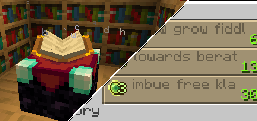 Readable/Unencrypted EnchantingTable Letters - Minecraft Resource Pack