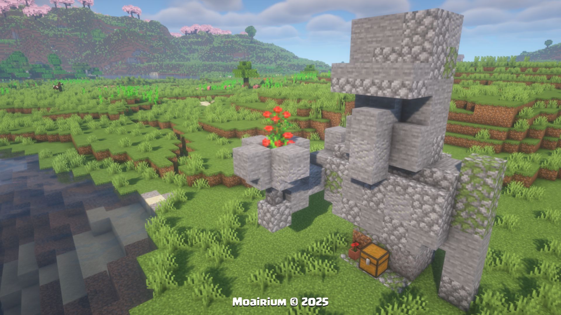 Moai Golem Statue - Minecraft Data Pack
