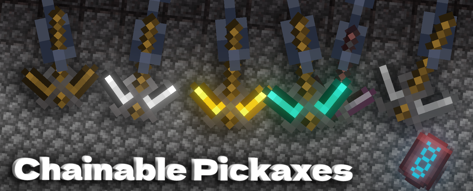 Chainable Pickaxes - Minecraft Mod