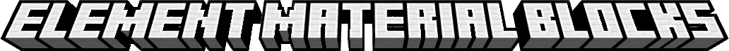 Element material blocks - Java Minecraft Texture Pack