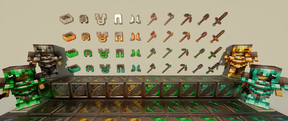 3D Advanced Netherite - Minecraft Resource Pack