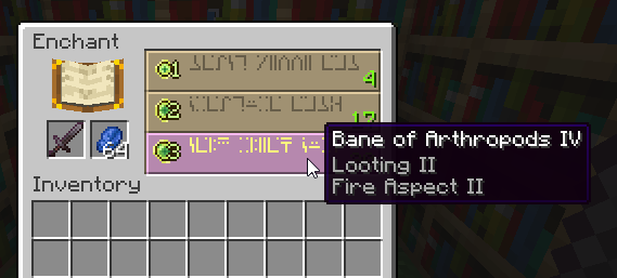 Enchantment Peek - Minecraft Mod