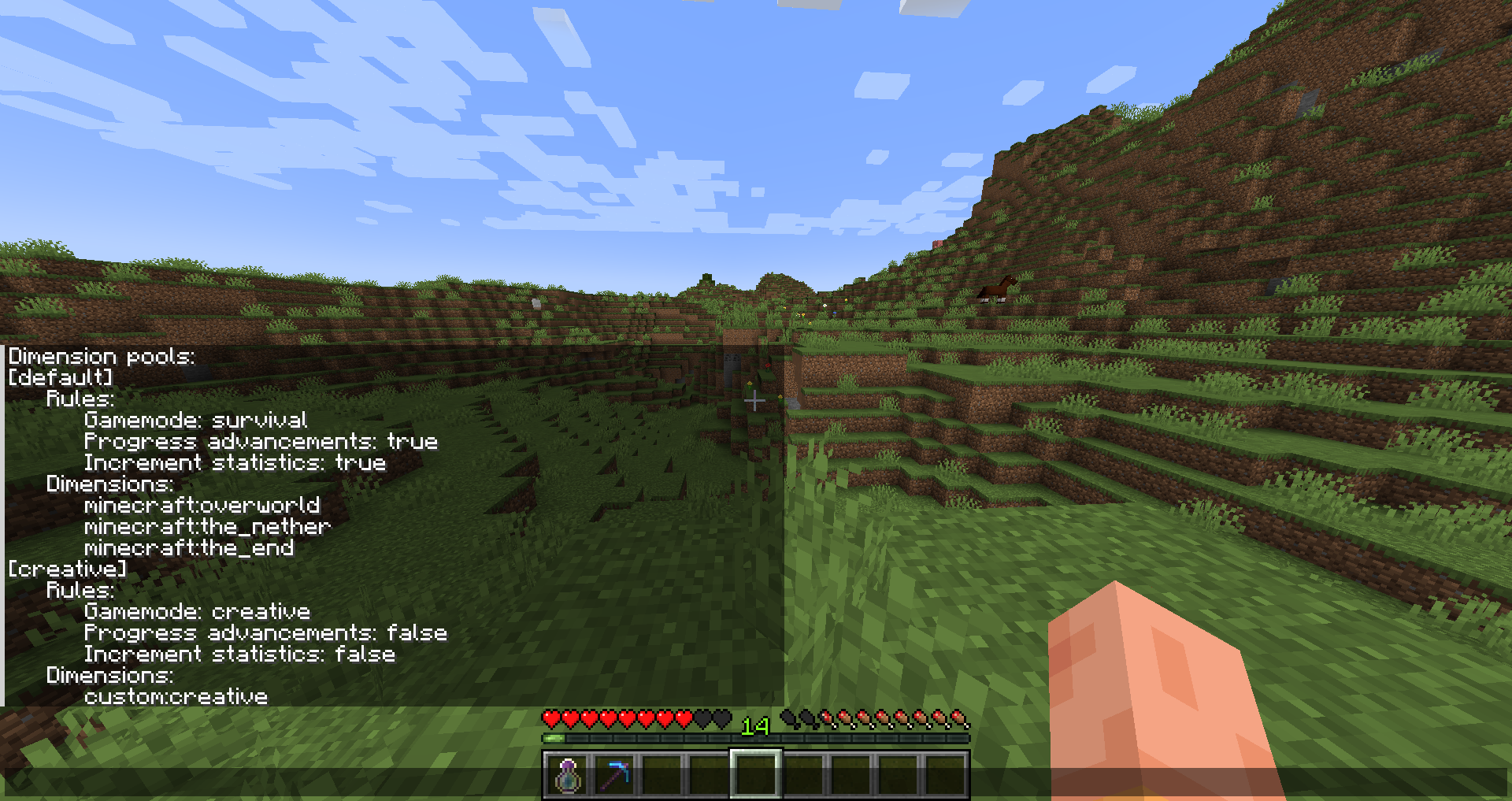 Dimensional Inventories Minecraft Mod