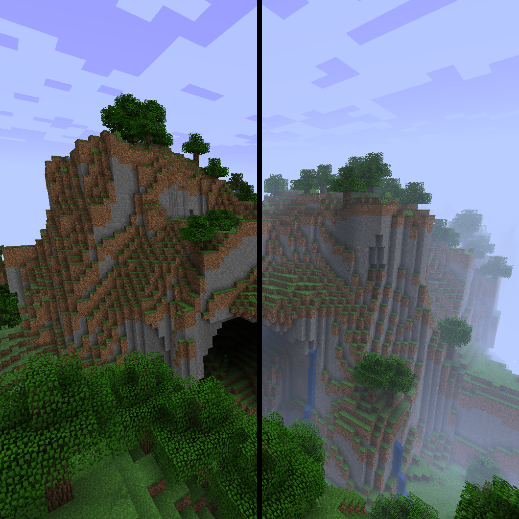 Classic Fog Minecraft Resource Pack