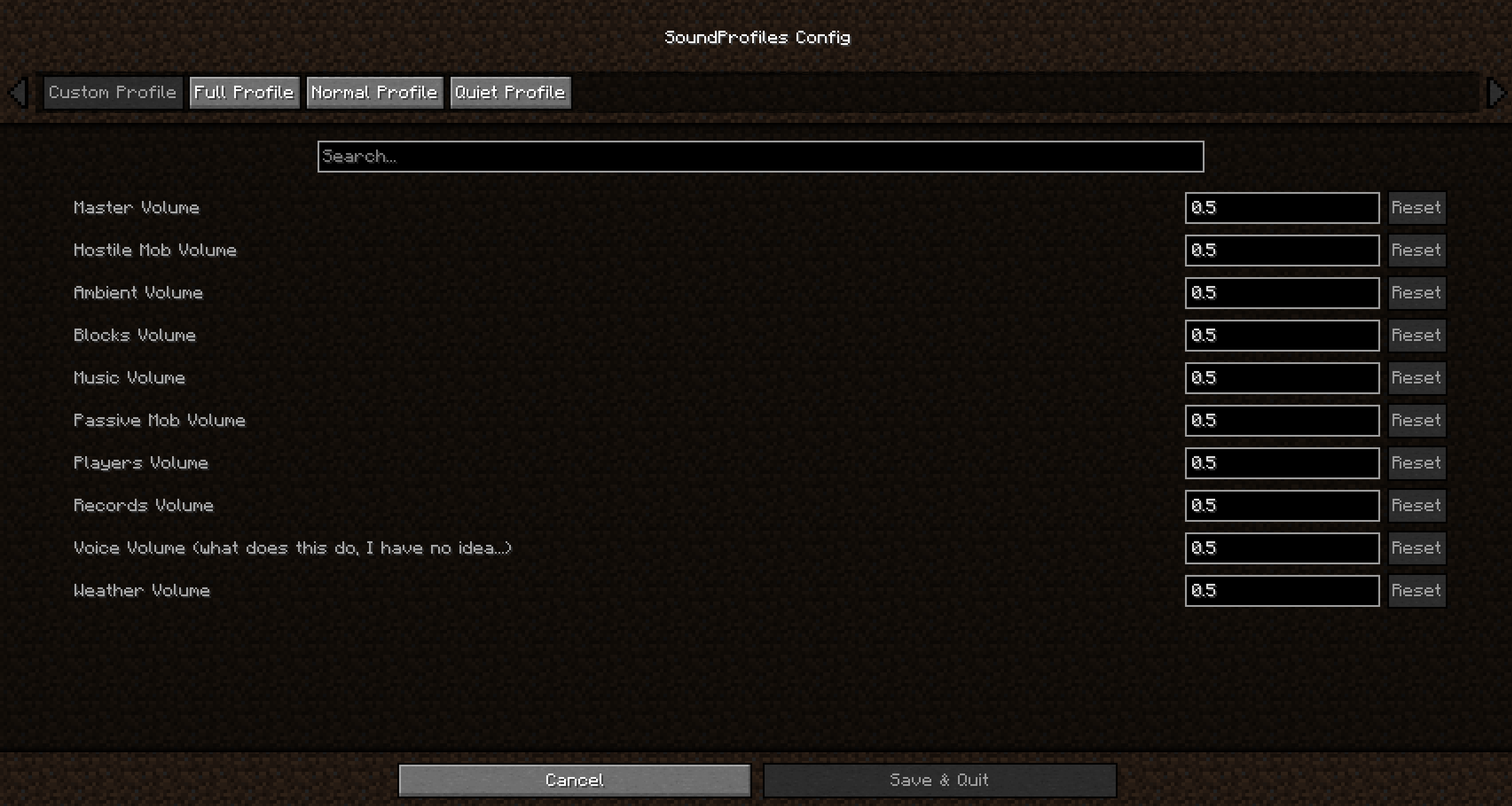 SoundProfiles - Gallery