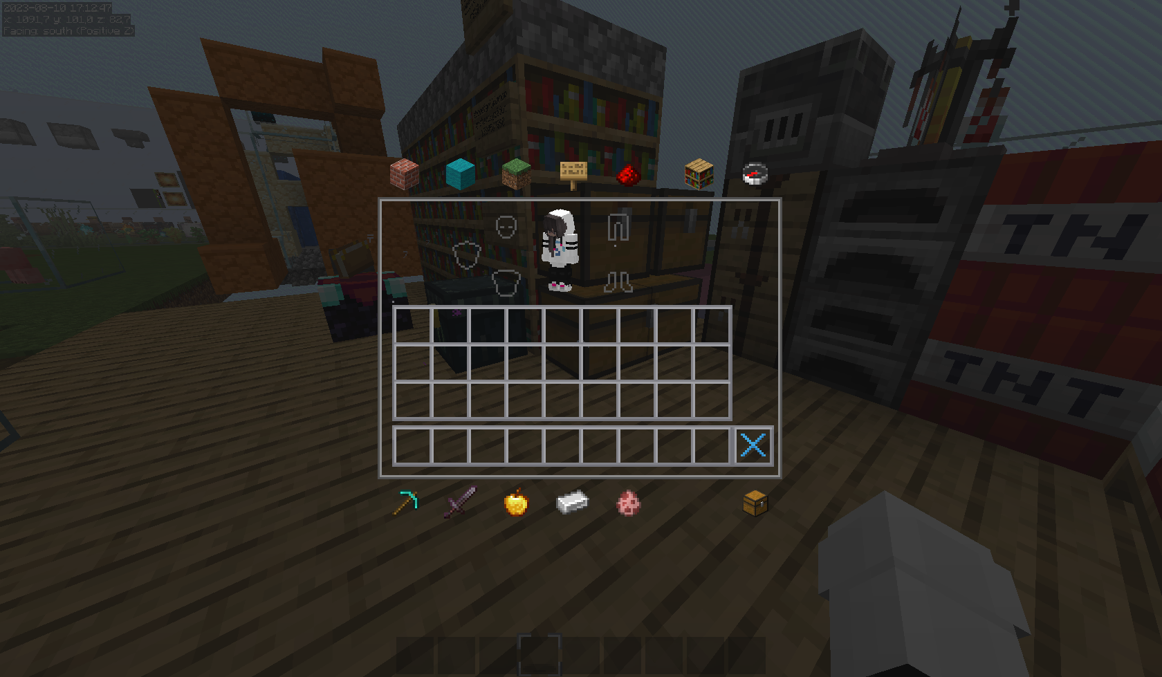 Transparent GUI - Minecraft Resource Pack
