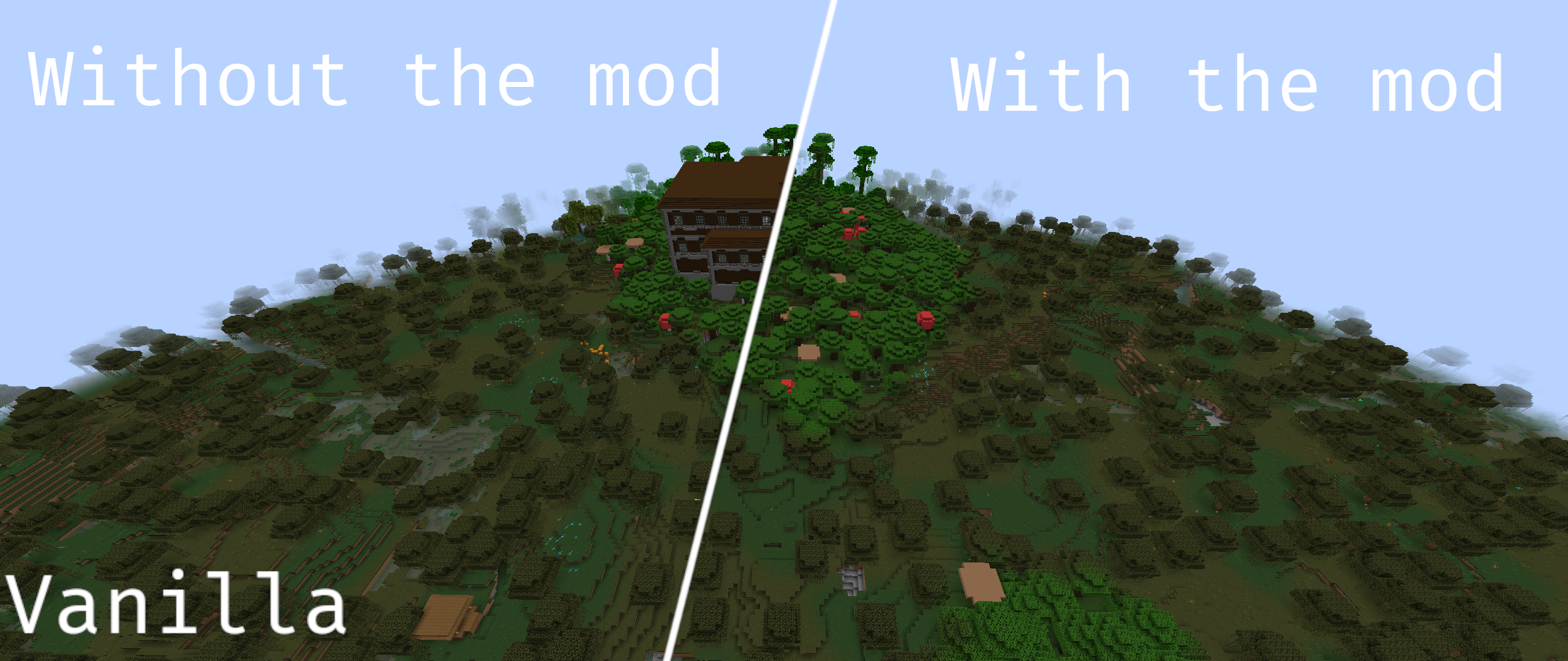 Sparse Structures Minecraft Mod