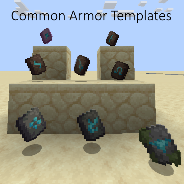 Common Smithing Templates Gallery