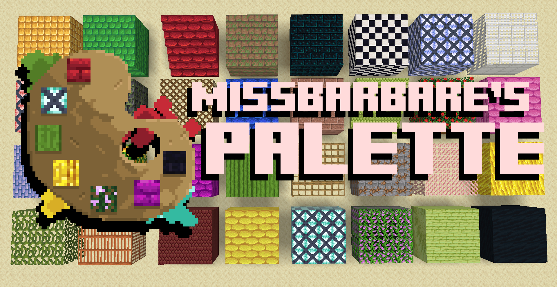 MissBarbare'sPalette - Versions